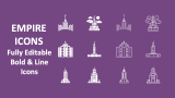 Empire Icons for PowerPoint and Google Slides - PPT Slides