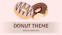 Donut Presentation Theme for PowerPoint and Google Slides - PPT Slides