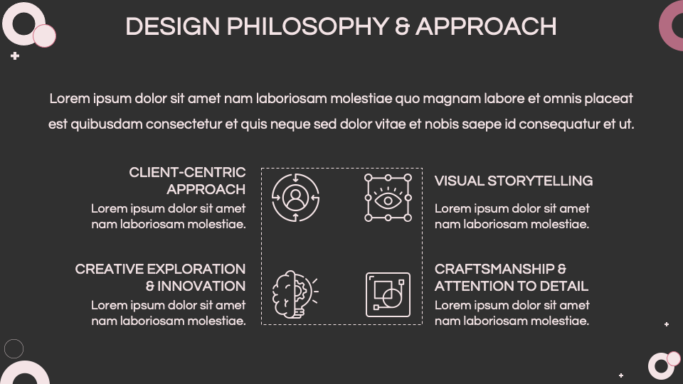 Graphic Design Company Profile Template for Google Slides and ...