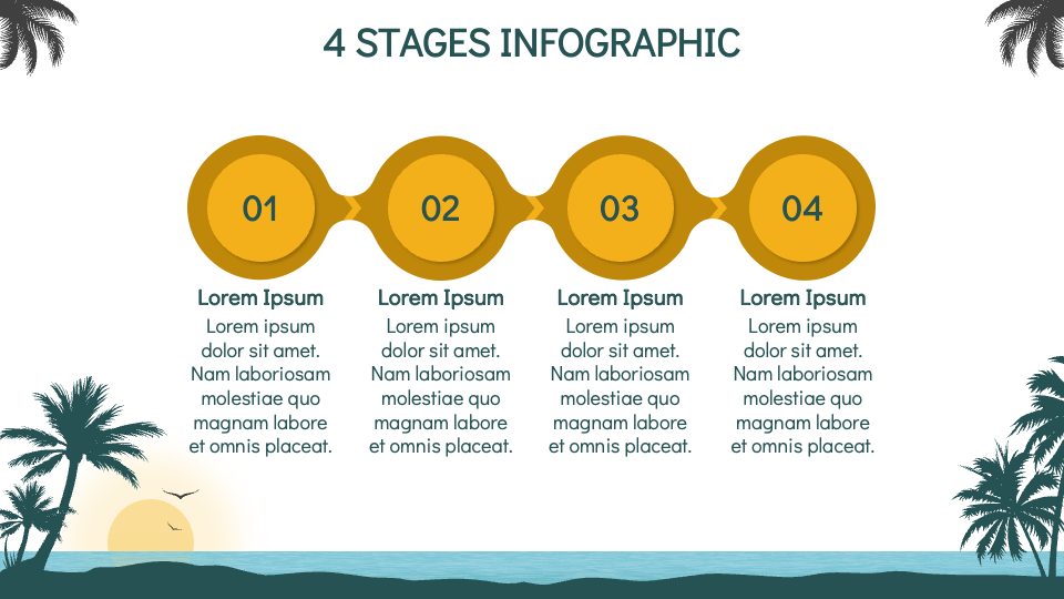 Free Beach Sunset Theme for Google Slides and PowerPoint