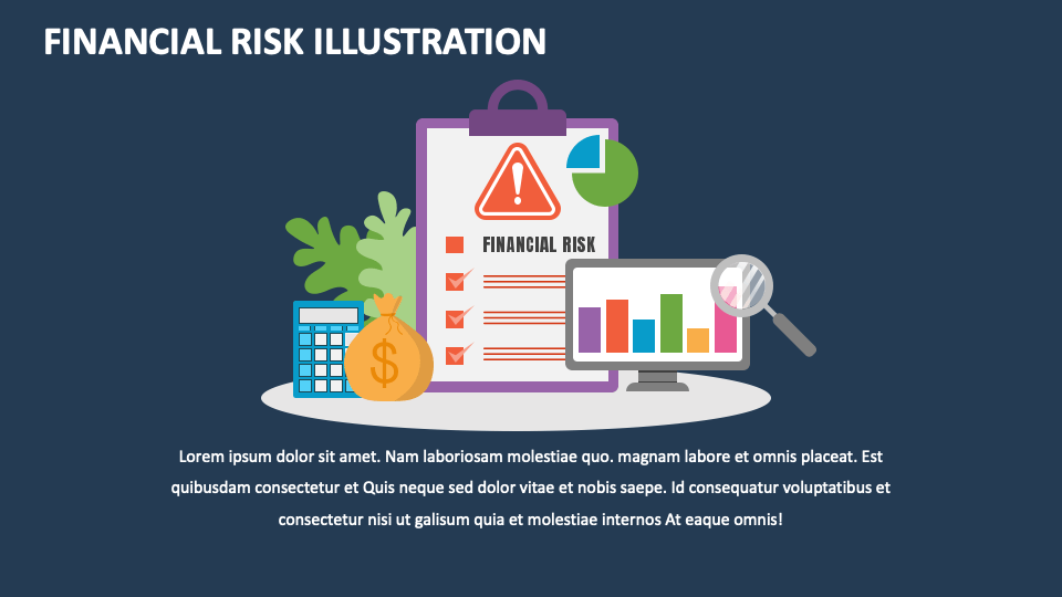 Financial Risk Illustration for Google Slides and PowerPoint - PPT Slides
