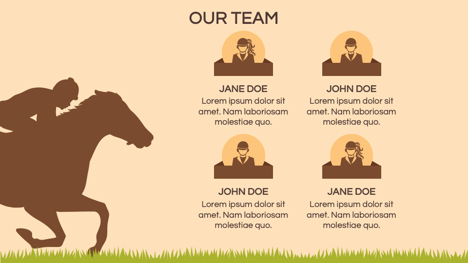 Free Equestrian Presentation Theme for Google Slides and PowerPoint