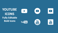 Youtube Icons for Google Slides and PowerPoint