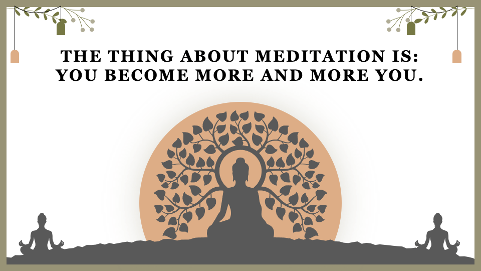 Free Meditation Theme for Google Slides and PowerPoint