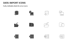 Data Import Icons for Google Slides and PowerPoint