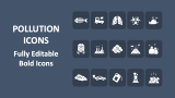 Pollution Icons for Google Slides and PowerPoint