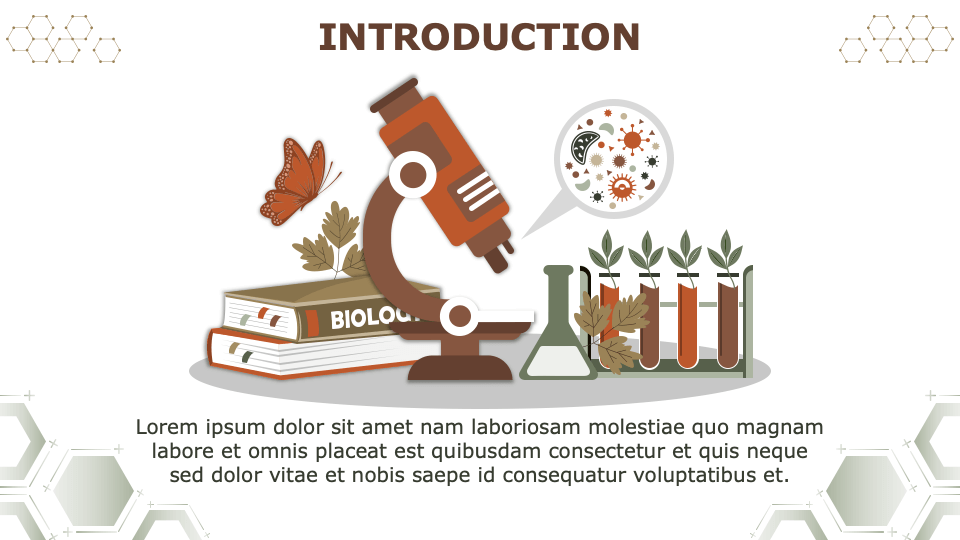 Free Biology For High School Presentation for Google Slides and PowerPoint