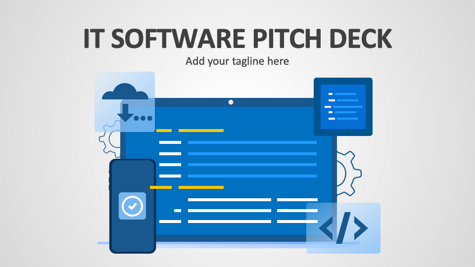 IT Software Pitch Deck PowerPoint and Google Slides Template - PPT Slides