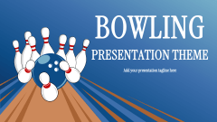 Free Bowling Presentation Theme for Google Slides and PowerPoint