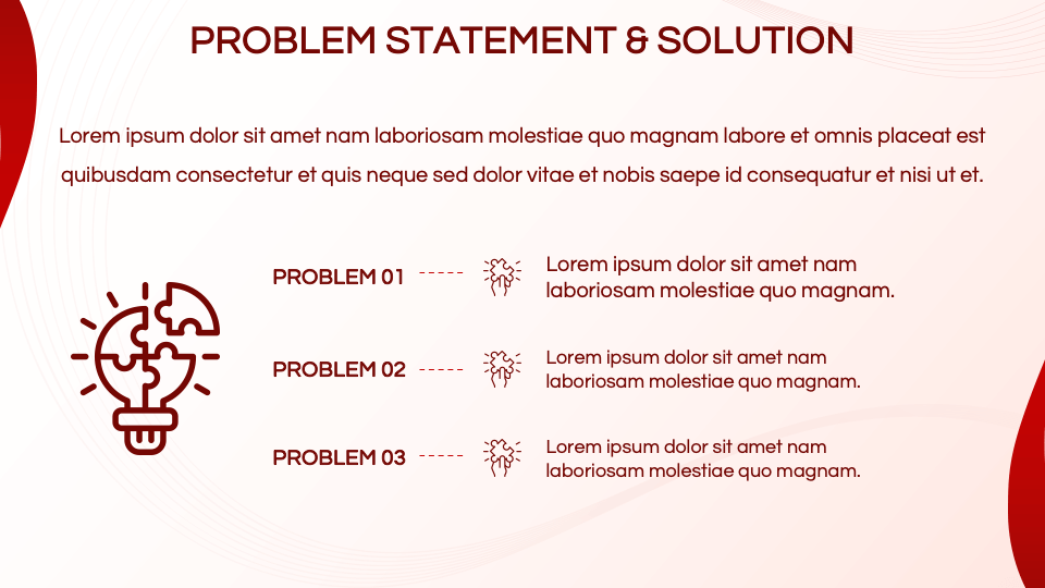 Abstract Red Presentation Theme for Google Slides and PowerPoint - PPT ...