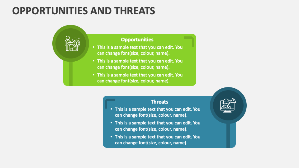 Opportunities and Threats PowerPoint and Google Slides Template - PPT ...