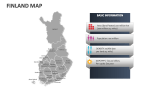 Finland Map for Google Slides and PowerPoint - PPT Slides