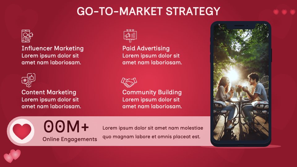 Dating App Pitch Deck for Google Slides and PowerPoint