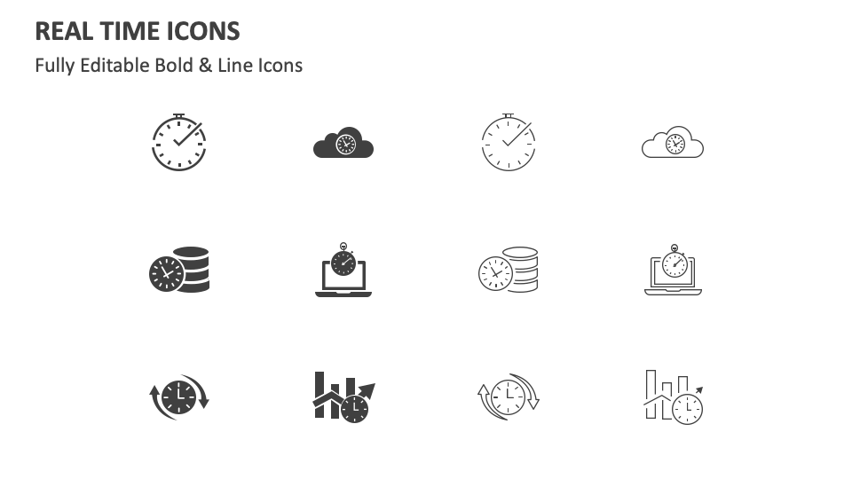 Real Time Icons for Google Slides and PowerPoint