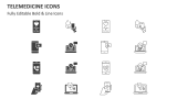 Telemedicine Icons for Google Slides and PowerPoint