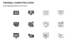 Firewall Computer Icons for PowerPoint and Google Slides - PPT Slides