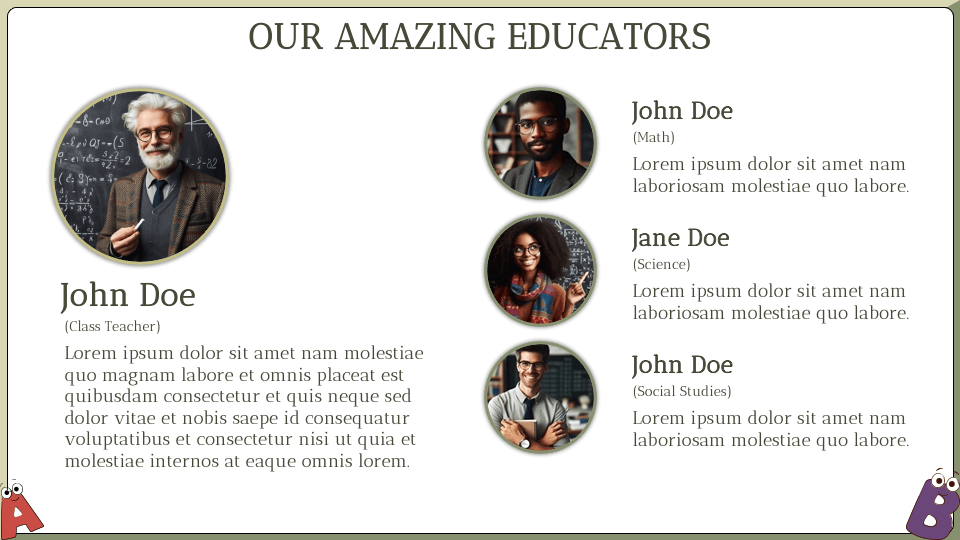 Free - Primary School Presentation Theme for Google Slides and ...