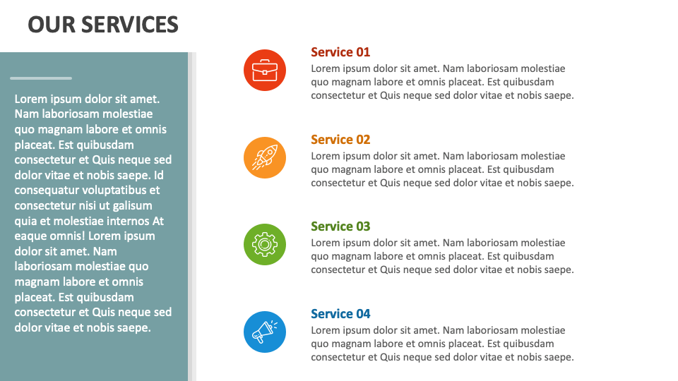 Our Services Template for Google Slides and PowerPoint - PPT Slides