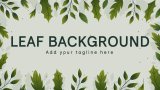 Free Leaf Background Presentation for Google Slides and PowerPoint