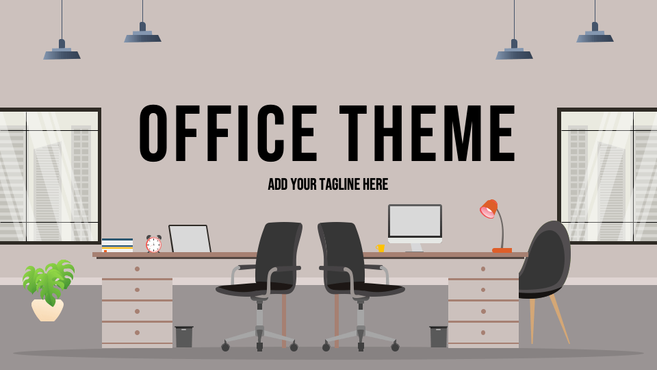 Office Presentation Theme for PowerPoint and Google Slides - PPT Slides