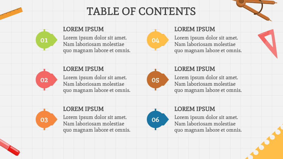 Free School Assignments Presentation Theme for Google Slides and PowerPoint