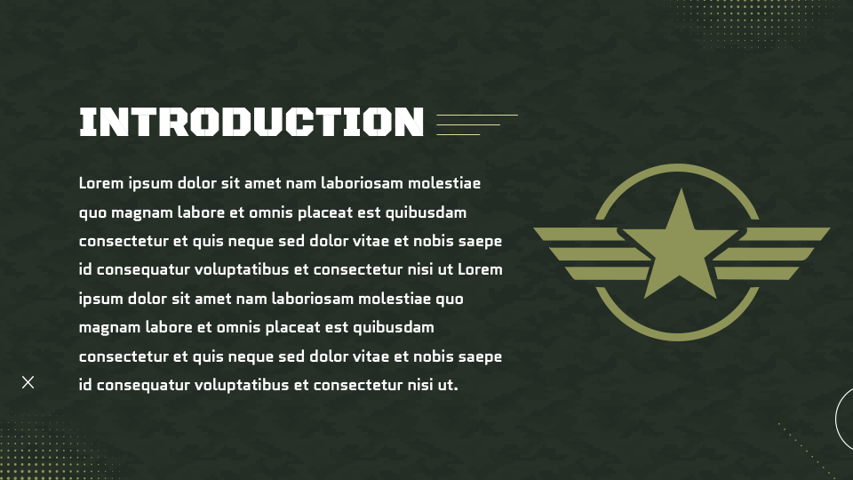 Free Military Background Presentation for Google Slides and PowerPoint