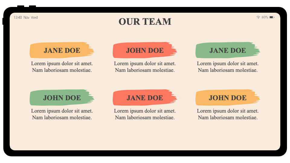 Free Tablet Theme for PowerPoint and Google Slides - PPT Slides