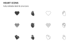 Heart Icons for Google Slides and PowerPoint