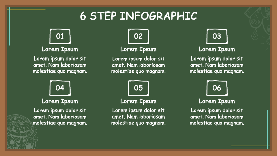 Free Doodle Chalkboard Theme for Google Slides and PowerPoint