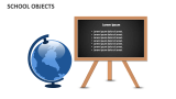 School Objects Template for PowerPoint and Google Slides - PPT Slides