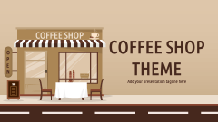 Free Coffee Shop Presentation Theme for Google Slides and PowerPoint