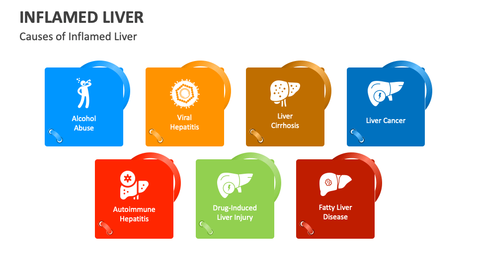 Inflamed Liver PowerPoint and Google Slides Template - PPT Slides