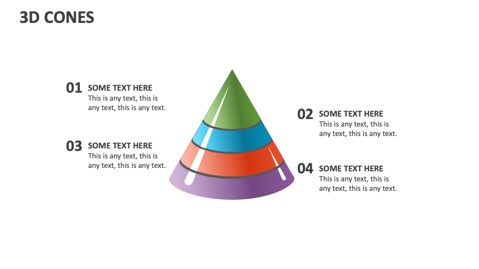 3D Cones Template for PowerPoint and Google Slides - PPT Slides