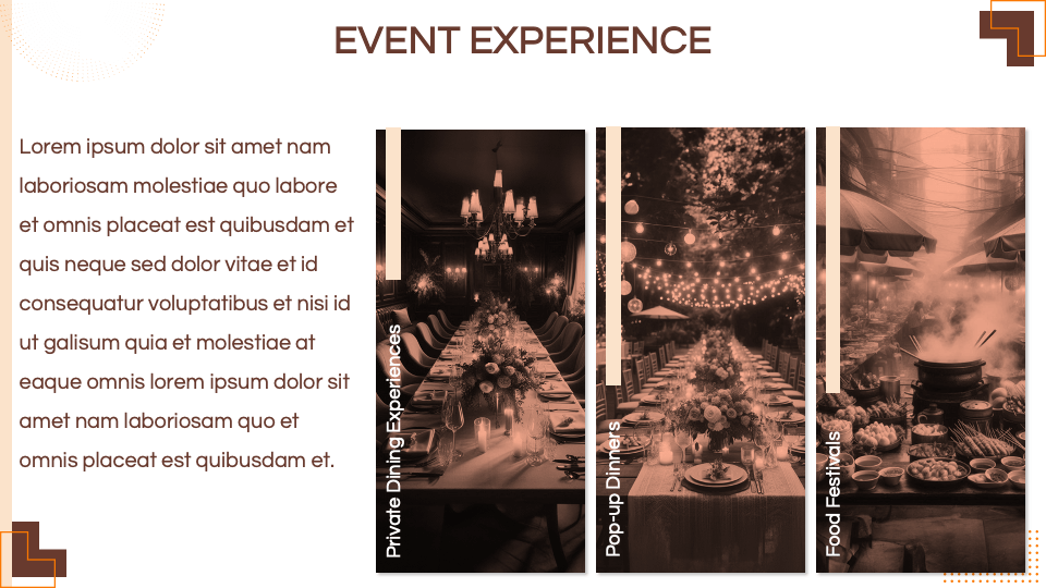 Chef Portfolio Template for Google Slides and PowerPoint - PPT Slides