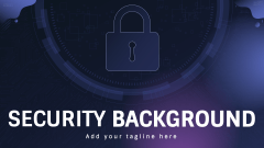 Free Security Background Presentation for Google Slides and PowerPoint