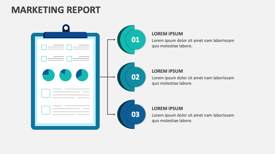 Marketing Report Template for PowerPoint and Google Slides - PPT Slides