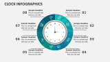 Clock Infographics PowerPoint and Google Slides Template - PPT Slides