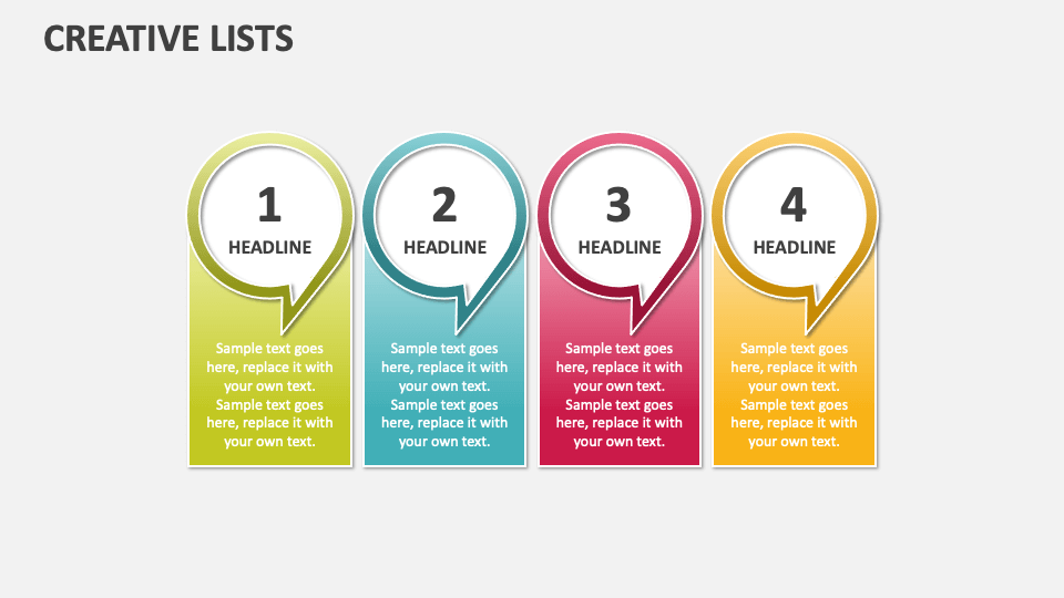 Creative Lists Template for PowerPoint and Google Slides - PPT Slides