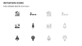 Initiation Icons for Google Slides and PowerPoint