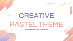 Free Creative Pastel Presentation Theme for Google Slides and PowerPoint