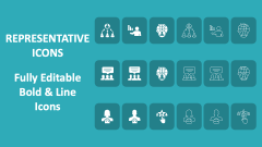 Representative Icons for Google Slides and PowerPoint