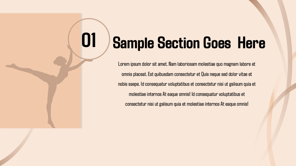 Free Gymnastics Presentation Theme for Google Slides and PowerPoint