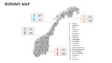 Norway Map for Google Slides and PowerPoint - PPT Slides