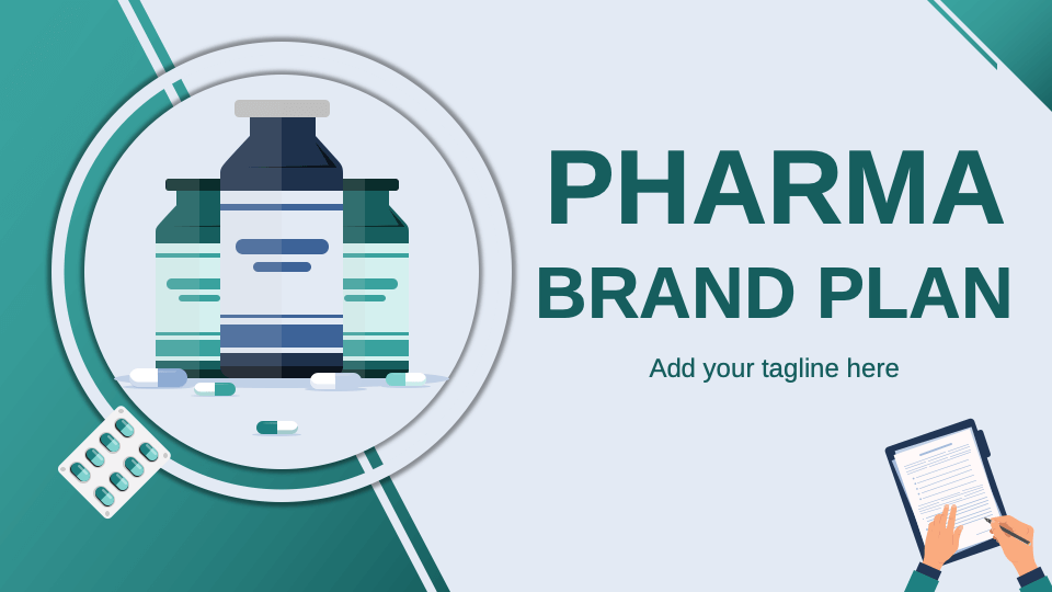 Pharma Brand Plan Template for Google Slides and PowerPoint - PPT Slides