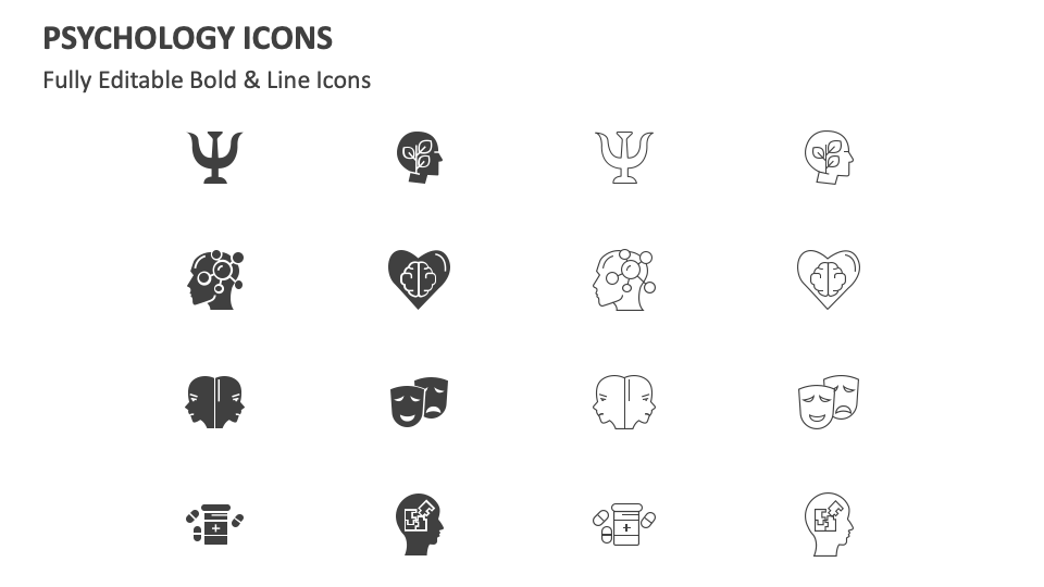 Psychology Icons for PowerPoint and Google Slides - PPT Slides