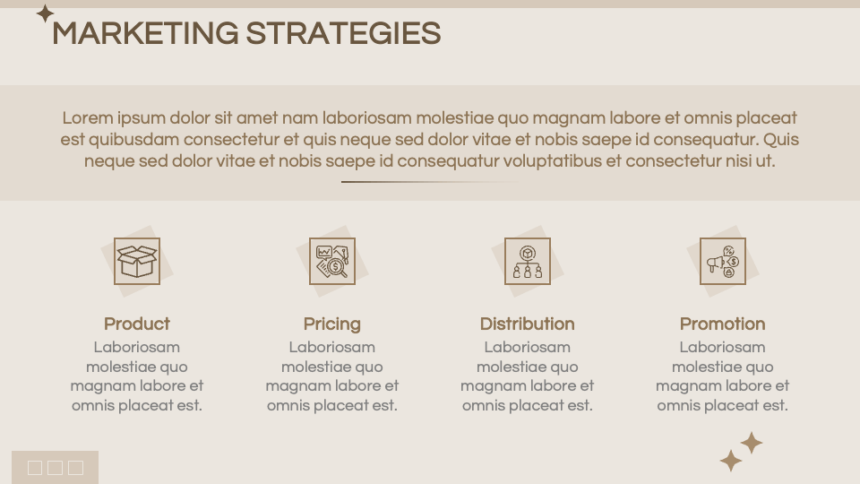 Aesthetic Marketing Plan Template for Google Slides and PowerPoint
