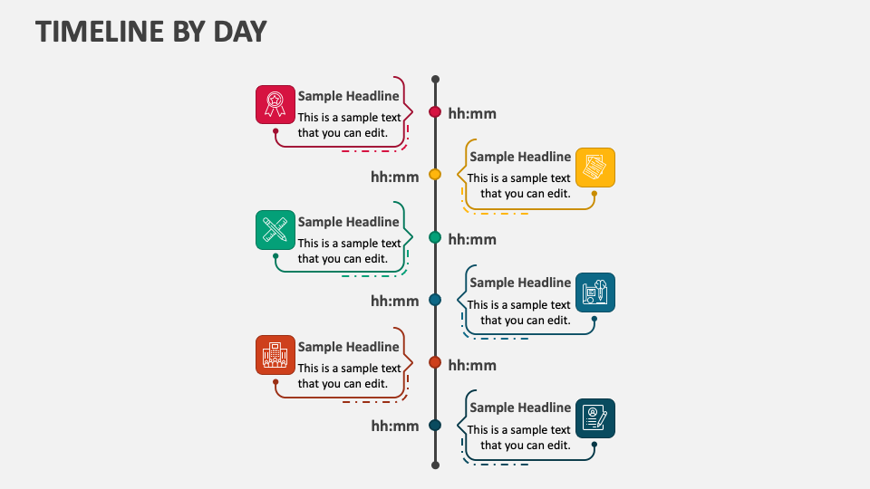 Timeline By Day PowerPoint and Google Slides Template - PPT Slides