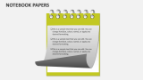 Notebook Papers Template for PowerPoint and Google Slides - PPT Slides