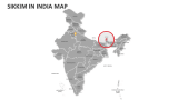 Sikkim Map for Google Slides and PowerPoint - PPT Slides