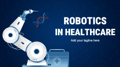 Robotics in Healthcare PowerPoint and Google Slides Template - PPT Slides